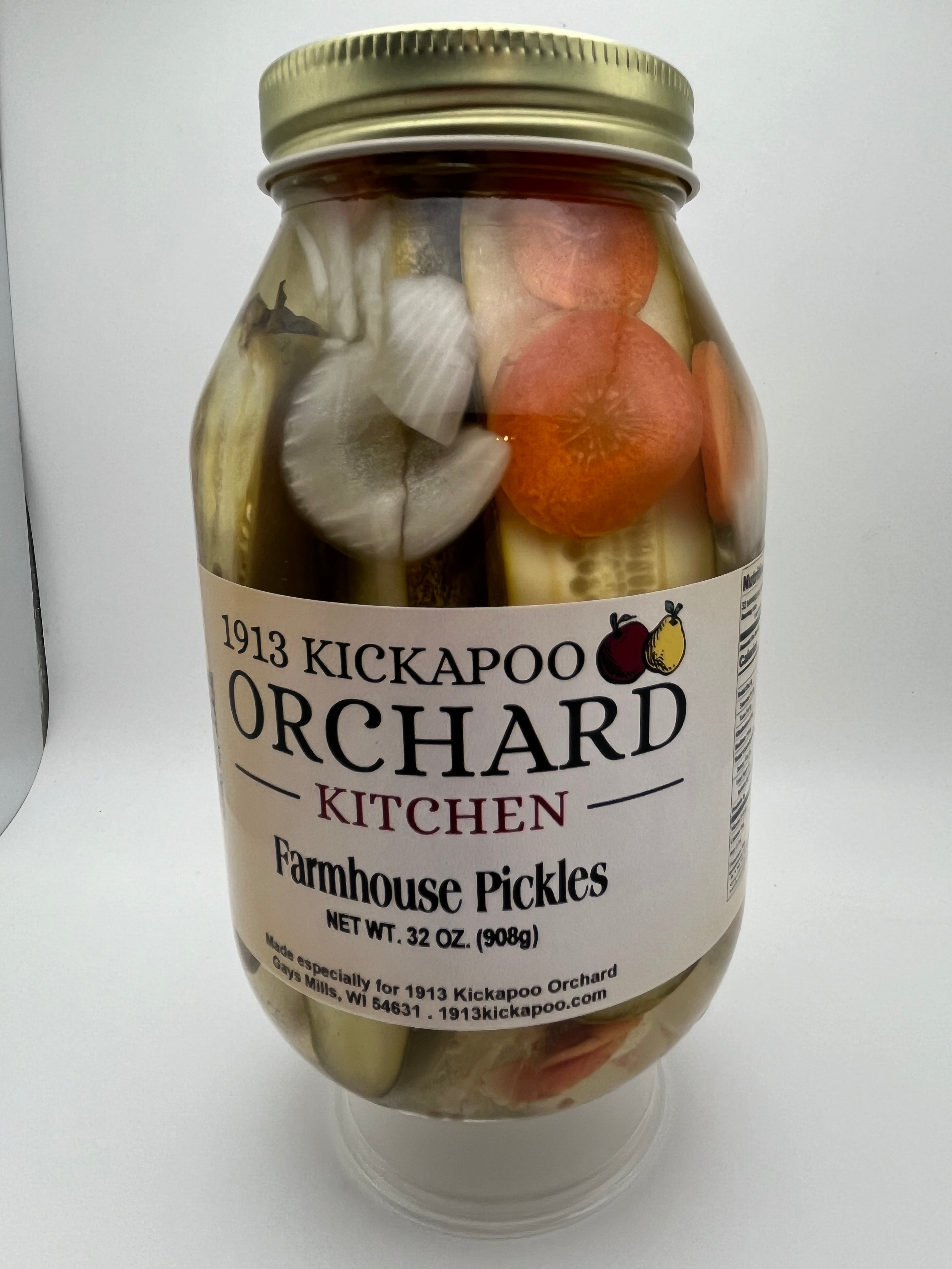 Farmhouse Pickles - 32 oz – 1913 Kickapoo Orchard